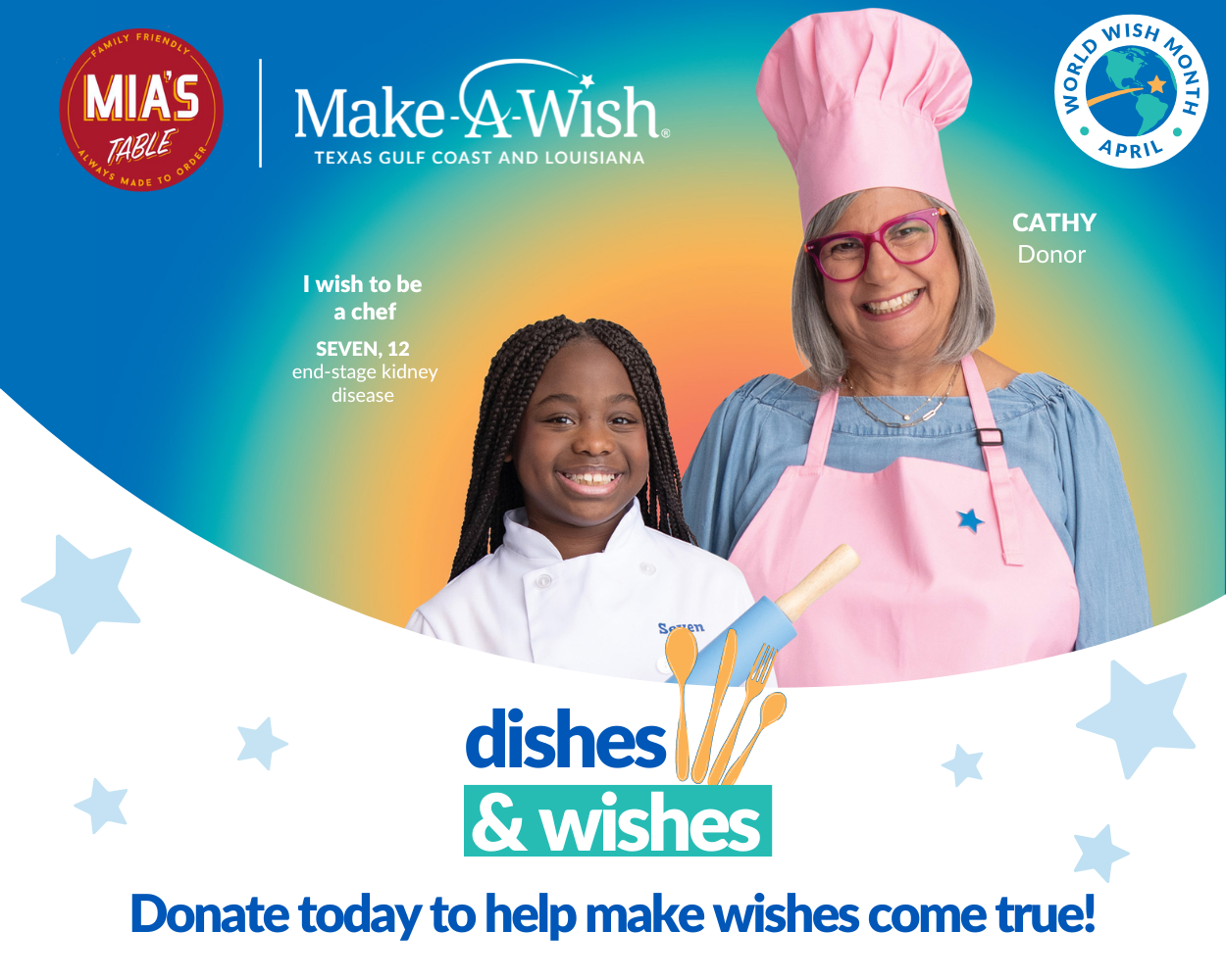 Mia’s Table- Make-A-Wish Texas Gulf Coast and Louisiana